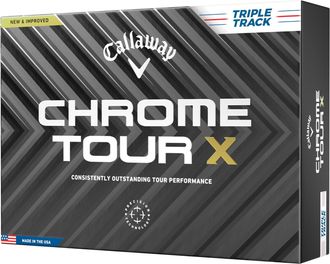 Callaway Golf Chrome Tour X Premium Golfball 2024, Weiß