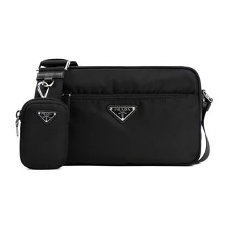 Prada Re-Nylon Schultertasche - - Bags - Damen - Schwarzk - ONE SIZE