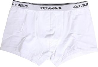 Dolce & Gabbana Homme, Sous-v&ecirc;tements, Blanc, Taille: S Boxer Regular