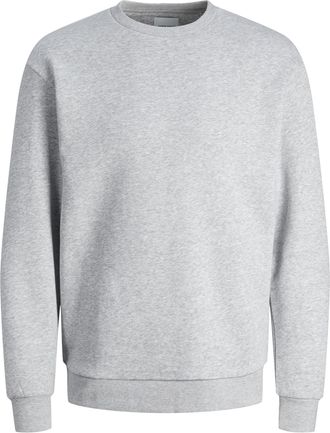 Jack & Jones Herren Maillot de survêtement Jjebradley Sweat Crew Noos Jnr, Light Grey Melange, 152