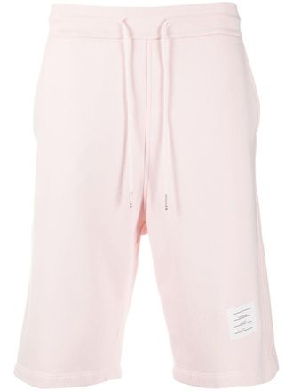 Thom Browne short &agrave; lien de resserrage - Rose