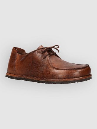 Birkenstock Utti Lace Leather Sneakers marron