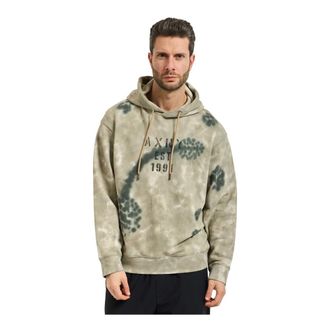 A|X Armani Exchange Homme, Sweatshirts et sweats &agrave; capuche, Gris, Taille: XL Cotton Sweat &agrave; capuche