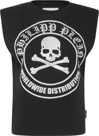 Philipp Plein Damen, Oberteile, Schwarzk, MGr&ouml;&szlig;e