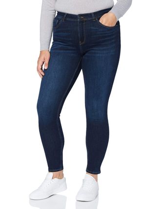 Cross Jeans Damen Judy Jeans, Deep Blue Used, 34/32