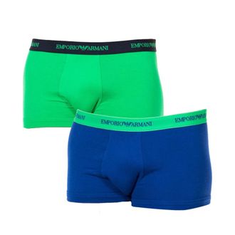 Emporio Armani Pack 2 Stretch Cotton Boxers - - Underwear - Herren - Mehrfarbig - 2XL