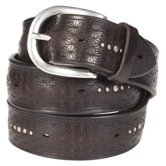 Orciani Cintura Borchie Lavata - - Accessories - Herren - Braun - 90 CM
