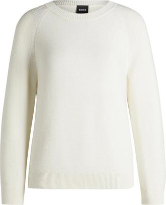 HUGO BOSS Fovila Strickpullover - - Knitwear - Damen - Wei&szlig; - M
