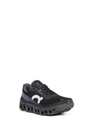 On Mens Sneakers Cloudmonster 1 Black Recycled Polyester Trainers