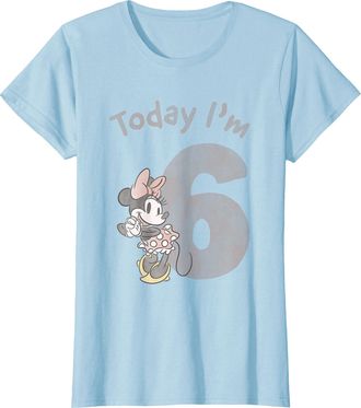 Disney Minnie Mouse Birthday 6 T-Shirt
