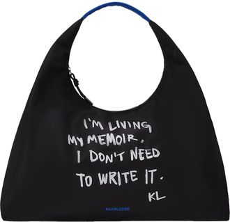 Karl Lagerfeld Karl Lagerfeld Jeans, Damen, Active Bag Karl Quote, Schwarz, One size