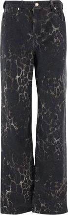 Just Cavalli Femme, Jeans, Noir, Taille: W28 Jean large