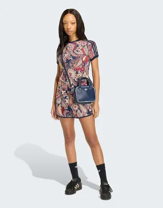 adidas Originals short sprinter Adidas liberty london multicolore / bleu nuit