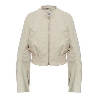 Maison Margiela Cropped Bomberjacke - - Jackets - Damen - Beige - S