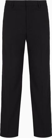 A|X Armani Exchange Mens Urban Heights, Metal Logo Plate, Pants, Black, 30