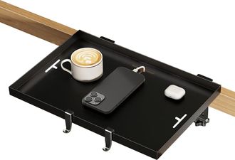 Generico Bettregal f&uuml;r Schlafzimmer, Seitenregal f&uuml;r Etagenbett / Schlafzimmer | Halterung mit Kabel-Organizer f&uuml;r Etagenwohnung