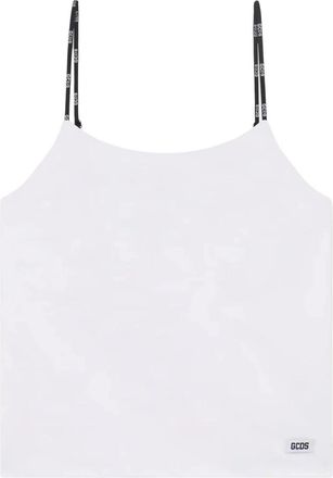 GCDS Basic Tops - - Tops - Damen - Wei&szlig; - S