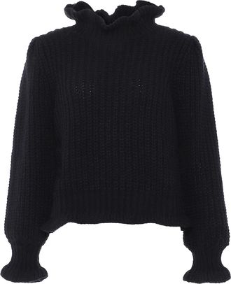 Faina Pullover Damen schwarz