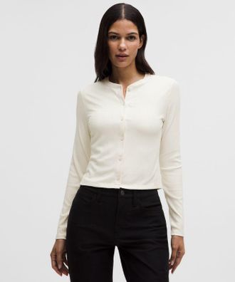 lululemon Cardigan micro-c&ocirc;tel&eacute; Hold Tight pour Femmes - Taille 10