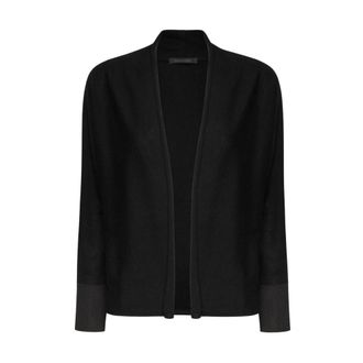 Elena Miro Open Cardigan - - Knitwear - Damen - Schwarzk - M