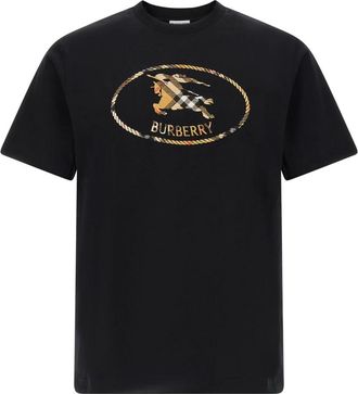 Burberry Homme, Tops, Noir, Taille: XL Seth T-shirt