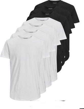 Jack & Jones Rundhalsshirt JJENOA TEE SS CREW NECK 7PK MP NOOS (Packung, 7-tlg)