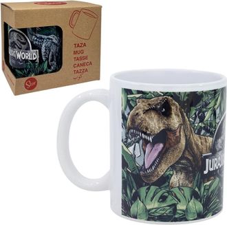 Cartoon Jurassic World Keramik-Tasse mit Sublimationsdruck, 325 ml, für Kinder
