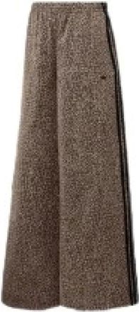 adidas Femme, Pantalons, Brun, Taille: 36 FR Firebird Oversized AOP Denim Pants