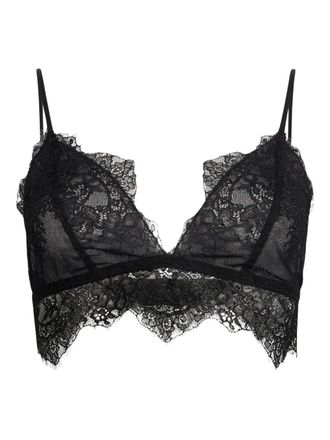 Liu Jo haut &agrave; d&eacute;tails en dentelle - Noir