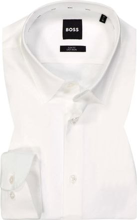 HUGO BOSS Herren Hemd weiß Slim Fit