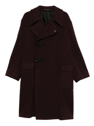 Tagliatore manteau à revers larges - Rouge