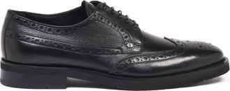 Baldinini Chaussure &agrave; lacets en cuir - Homme - Chaussures - Noir - Taille: 45 EU