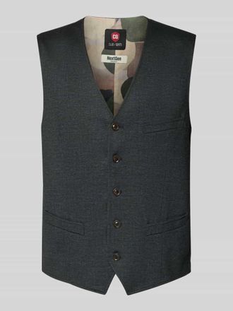 CG - Club of Gents Weste mit V-Ausschnitt Modell Mosley
