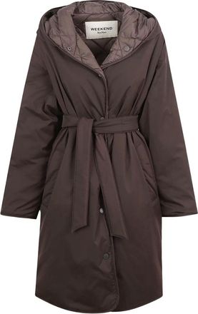 Max Mara Manteau en duvet r&eacute;versible - Femme - Manteaux - Brun - Taille: 38 FR