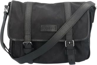 Gucci unisex, Pre-owned, Noir, Taille: ONE Size Sac bandouli&egrave;re en cuir Pre-owned