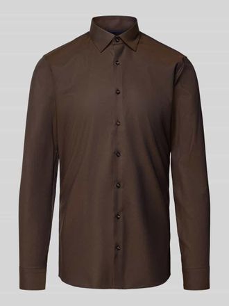 Olymp No. 6 Super Slim Fit Business-Hemd mit Kentkragen