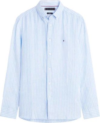 Tommy Hilfiger Homme, Chemises, Bleu, Taille: L Stripe RF Shirt