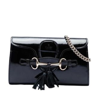Gucci Sac bandouli&egrave;re Emily petit mod&egrave;le Pre-owned - Femme - Pre-owned - Noir - Taille: ONE Size