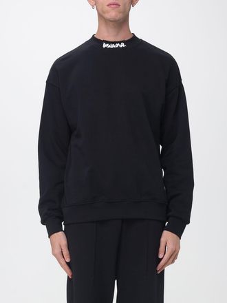 Disclaimer Oversize-Sweatshirt aus Baumwolle mit Rundhalsausschnitt und Kontrastlogo