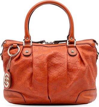 Gucci Hobo Bags - Guccissima Sukey Satchel - Gr. unisize - in Orange - f&uuml;r Damen