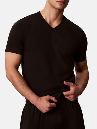 Calvin Klein 3er-Set Slim Fit V-Ausschnitt Baumwoll-T-Shirts