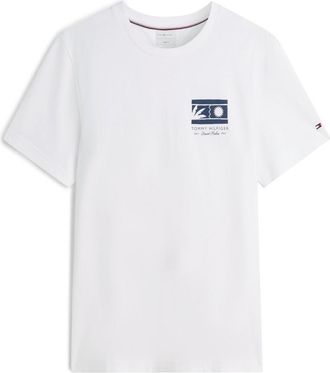 Tommy Hilfiger T-Shirt aus Baumwolle mit Label-Print, Regular Fit in