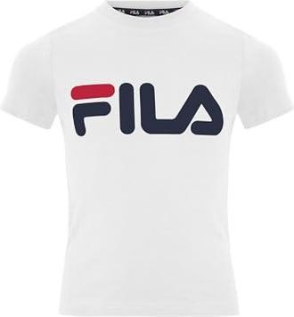 Fila BAIA Mare Classic Logo T-Shirt, Bright White, 86/92 Mixte