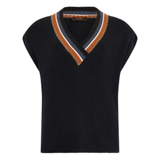 Moorer Femme, Pulls, Bleu, Taille: 40 FR Jeanne