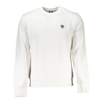 North Sails Wei&szlig;er Sweatshirt mit Langen &Auml;rmeln und Logo - - Sweatshirts & Hoodies - Herren - Wei&szlig; - S