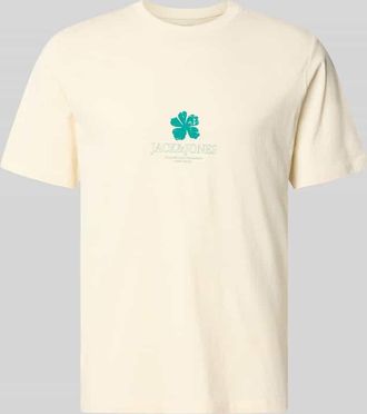 Jack & Jones Regular Fit T-Shirt mit Logo-Print Modell Eres