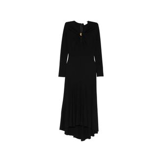 Elisabetta Franchi Femme, Robes, Noir, Taille: 44 FR Midi Dress