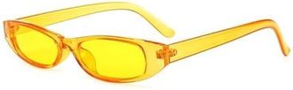 Generic Lunettes De Soleil Unisexes &Agrave; Monture Fine For Lext&eacute;rieur, Id&eacute;ales For Les Trajets Domicile-travail, Vacances Et Le Sport(Yellow)