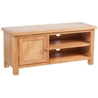 vidaXL TV-Schrank 103x36x46 cm Massivholz Eiche vidaXL