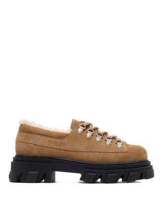 Ganni Chaussures &Agrave; Lacets - Marron Clair